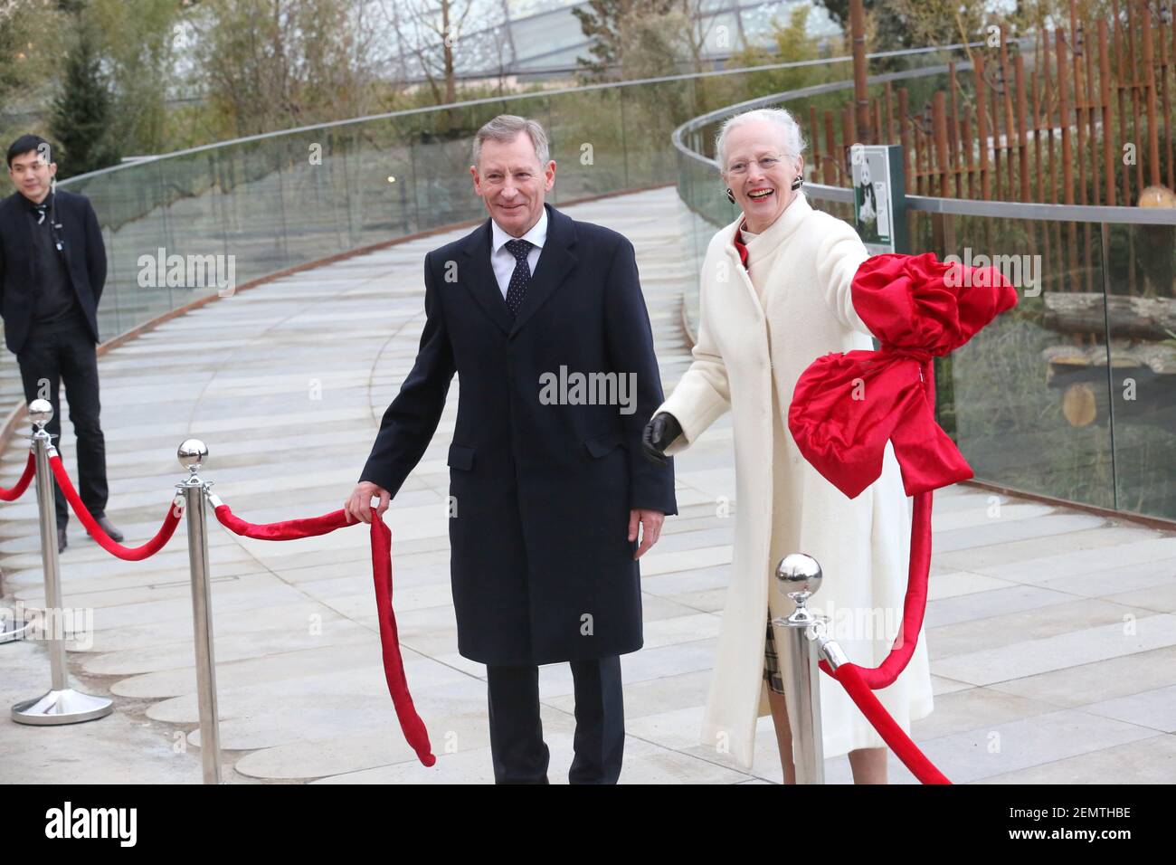 Denmark Queen Margrethe and Princess Mary during the official opening ...
