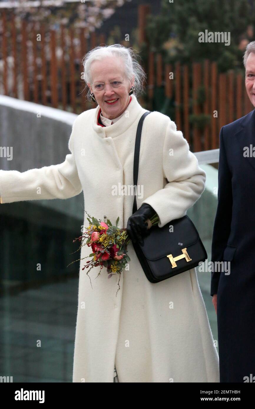 Denmark Queen Margrethe and Princess Mary during the official opening ...