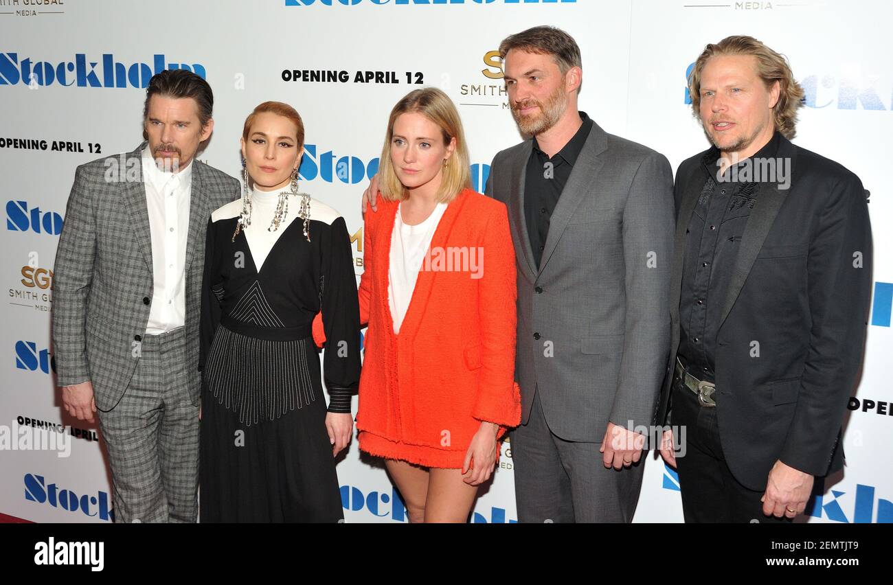 L-R: Actors Ethan Hawke, Noomi Rapace and Bea Santos, writer/director Robert Budreau and actor ...