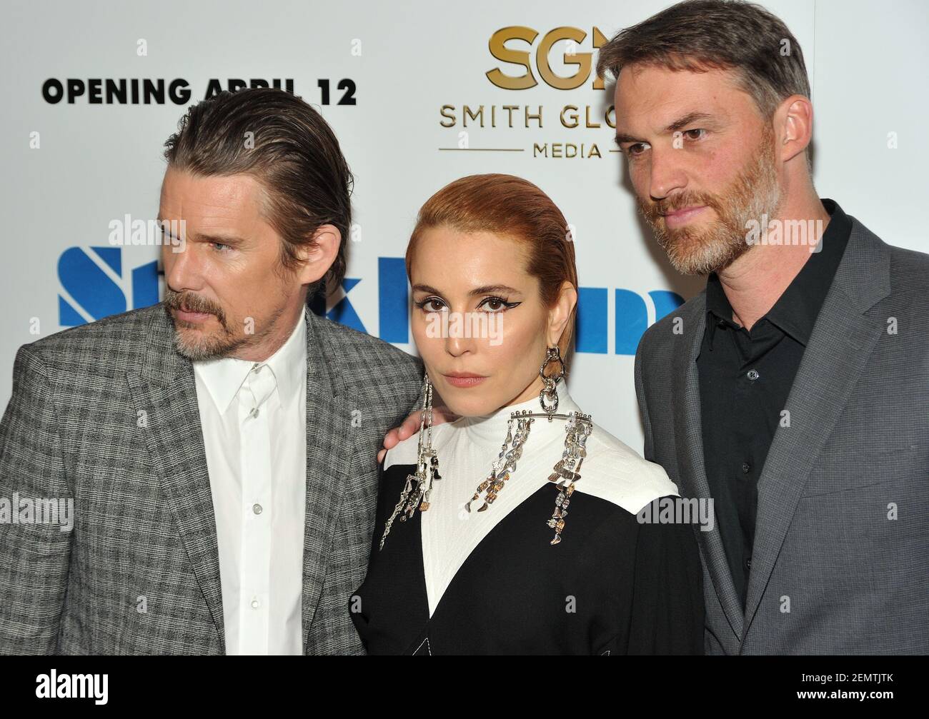 L-R: Actors Ethan Hawke and Noomi Rapace and writer/director Robert Budreau attend the NY ...