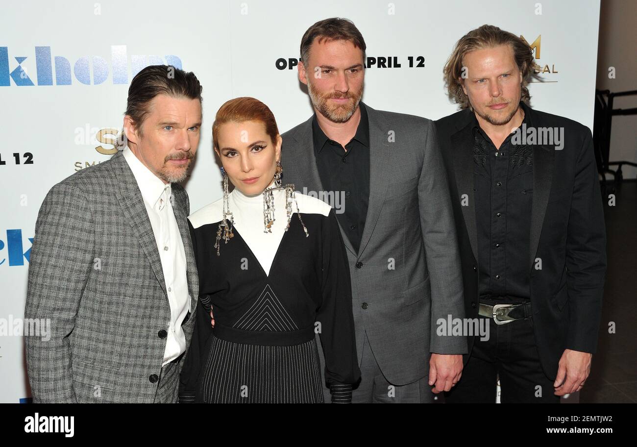 L-R: Actors Ethan Hawke and Noomi Rapace, writer/director Robert Budreau and actor Ian Matthews ...
