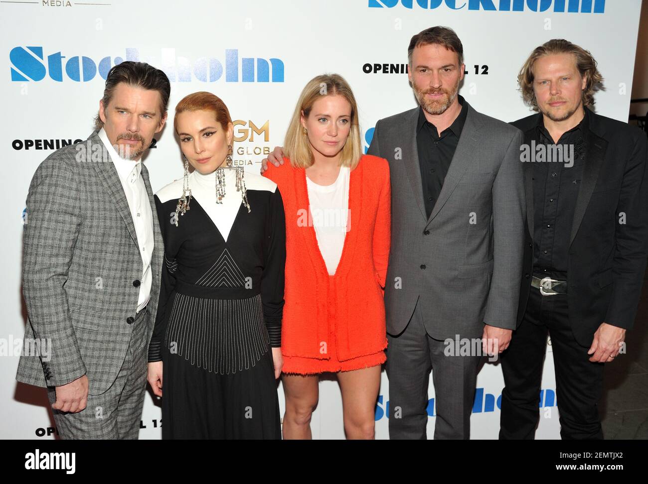 L-R: Actors Ethan Hawke, Noomi Rapace and Bea Santos, writer/director Robert Budreau and actor ...
