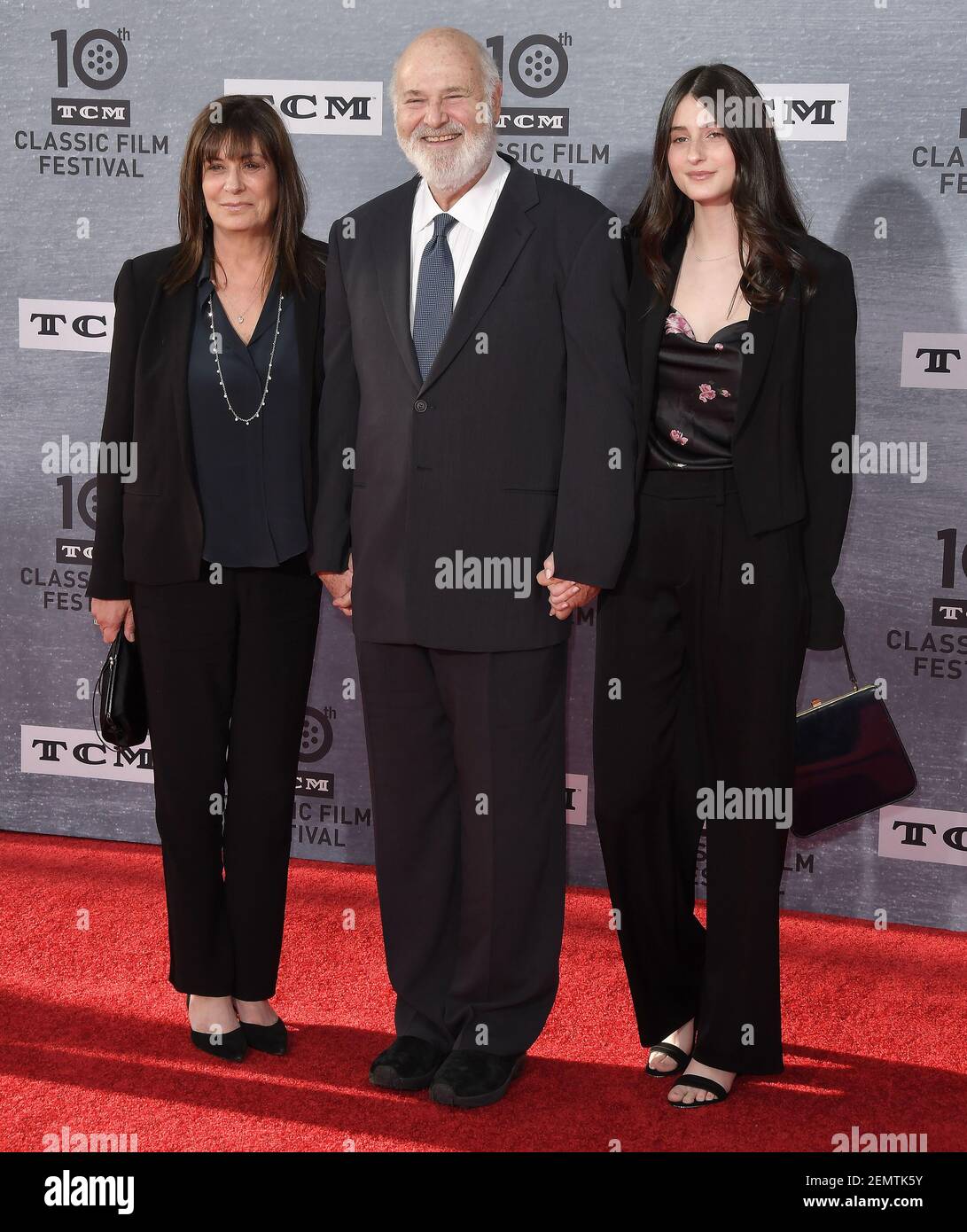 (L-R) Michele Singer, Rob Reiner and Rony Reiner at the 2019 TCM ...