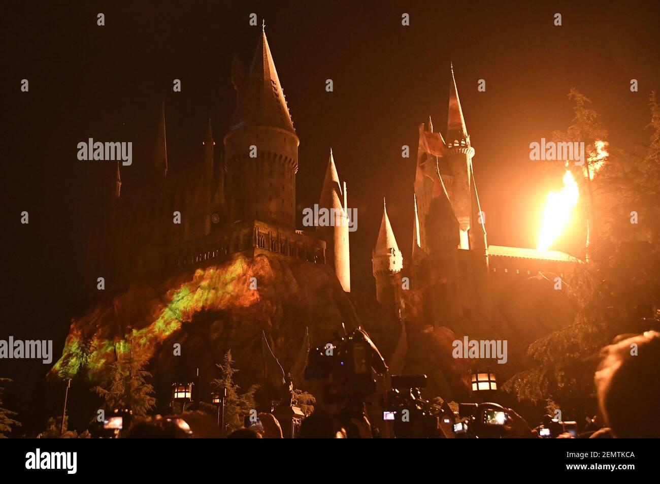 A general view of atmosphere at Universal Studios Hollywood's "Dark ...