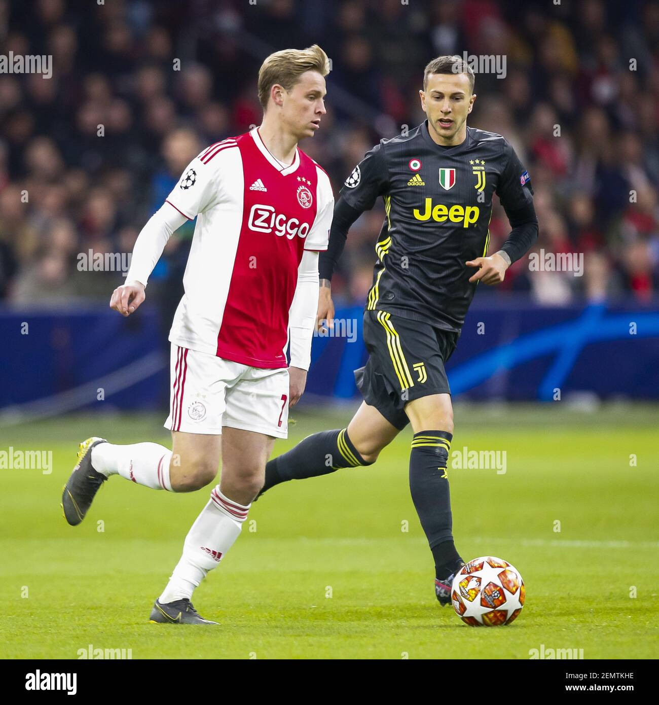 AMSTERDAM, Football,10-04-2019, Stadium Johan Cruyff Arena. Champions ...