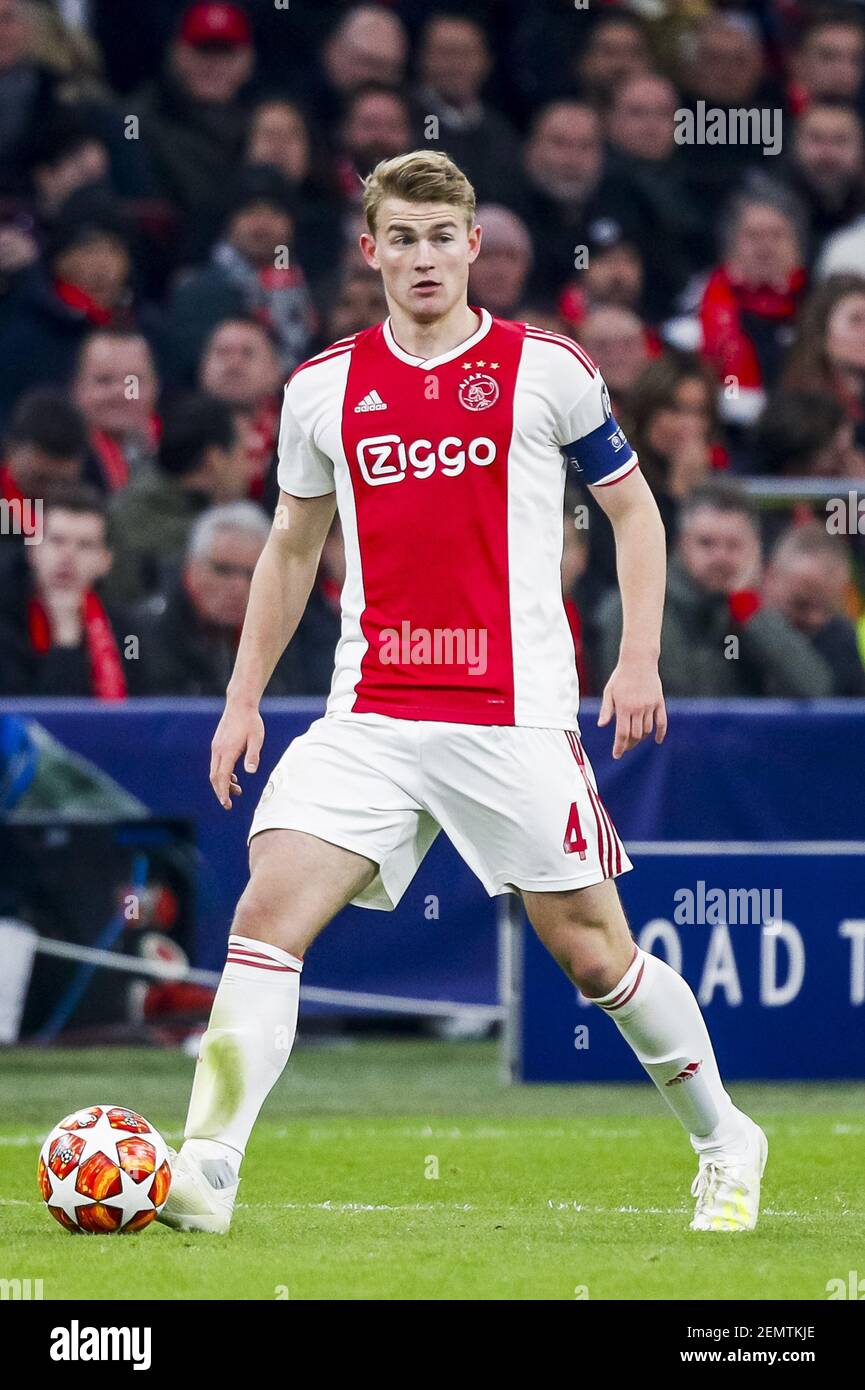 AMSTERDAM, Football,10-04-2019, Stadium Johan Cruyff Arena. Champions ...
