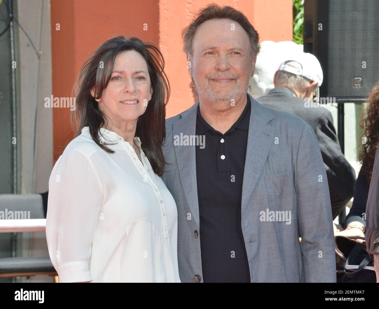 (L-R) Janice Crystal and Billy Crystal at his Hand & Footprint Ceremony ...