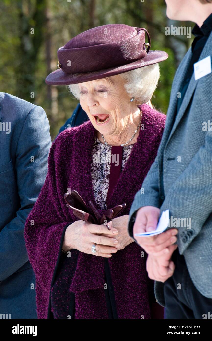 Princess Beatrix unveils reconstruction of artwork Ad Dekkers in ...