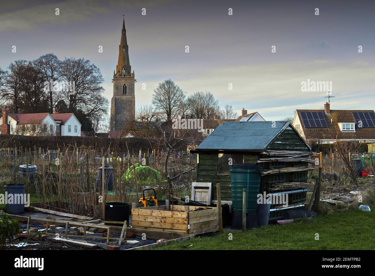 Allotment Uk Village High Resolution Stock Photography and Images - Alamy