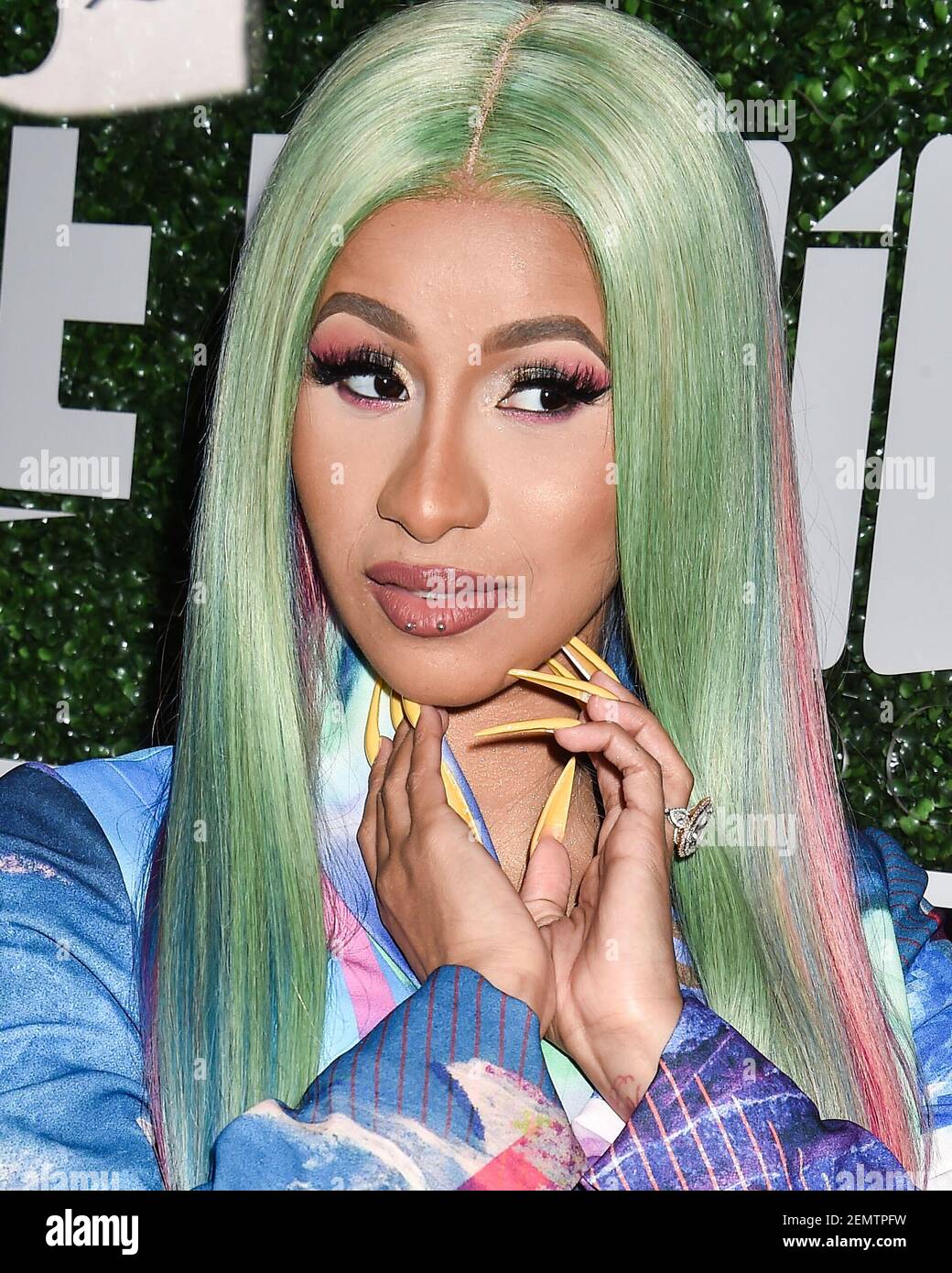 WEST HOLLYWOOD, LOS ANGELES, CALIFORNIA, USA - APRIL 12: Rapper Cardi B ...