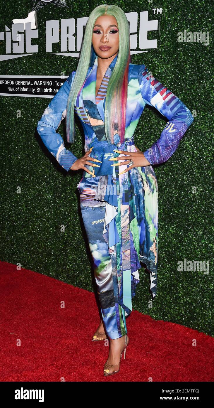 WEST HOLLYWOOD, LOS ANGELES, CALIFORNIA, USA - APRIL 12: Rapper Cardi B ...