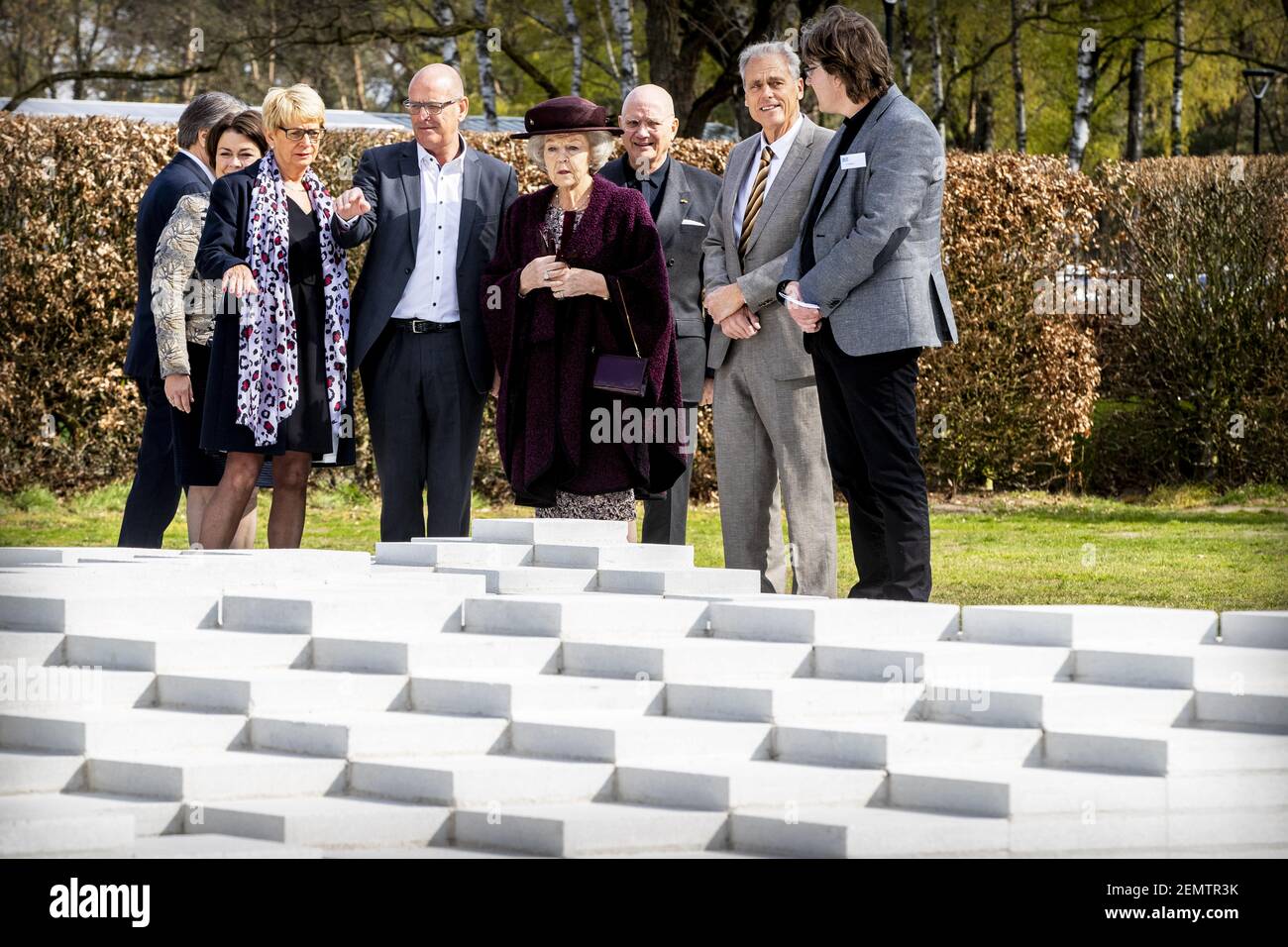 13-4-2019 BERIJK Princess Beatrix visits an exhibition about the late ...
