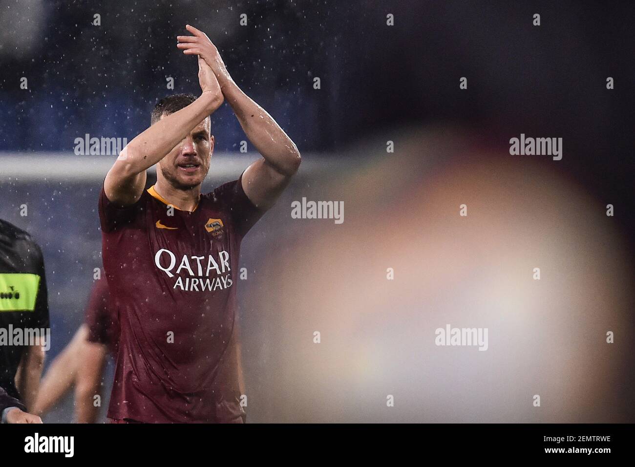 Edin Dzeko Roma Roma 13-4-2019 Stadio Olimpico Football Serie A 2018/ ...