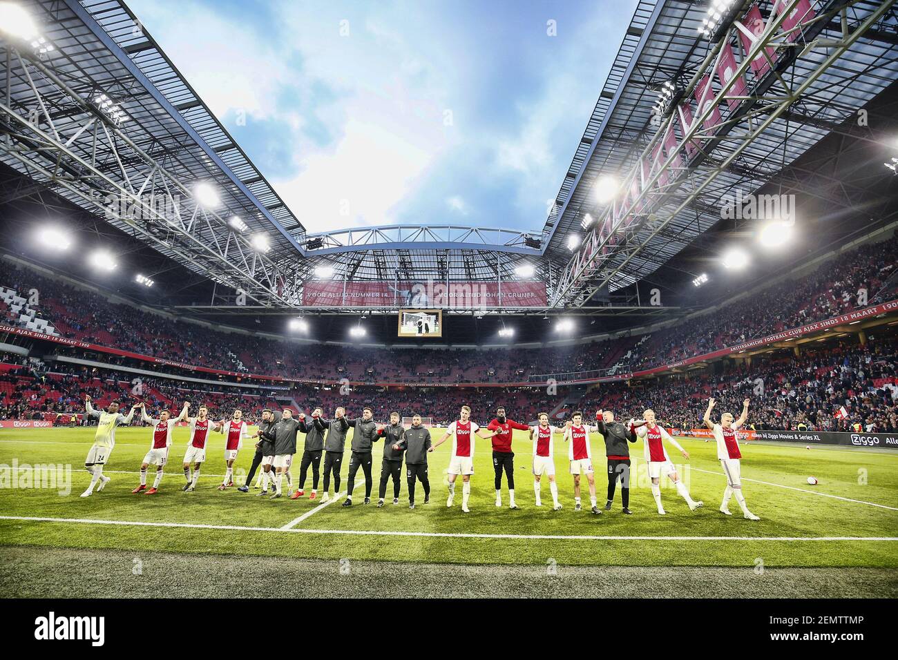 AMSTERDAM, Football,13-04-2019, season 2018 / 2019 , Stadium Johan ...