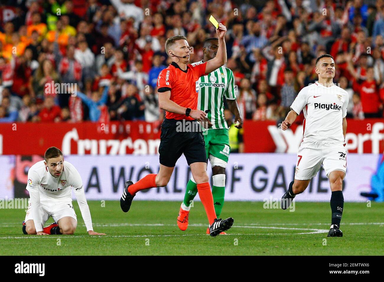 Referee Hernandez Hernandez during the match between Sevilla FC vs Real ...