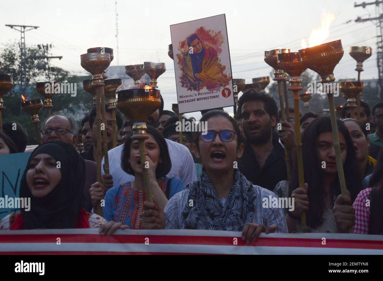 Pashtun demonstration pakistan hi-res stock photography and images - Alamy