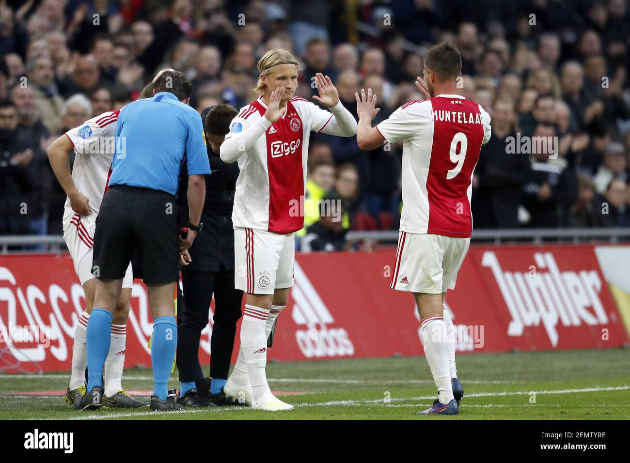 AMSTERDAM, Football,13-04-2019, season 2018 / 2019 , Stadium Johan ...
