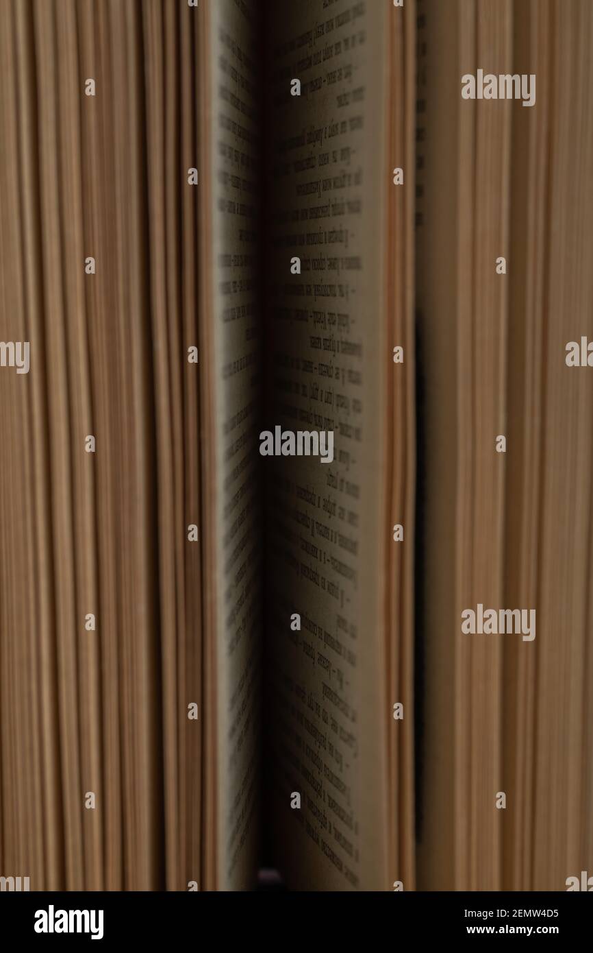 Old pages of a vintage book Stock Photo - Alamy