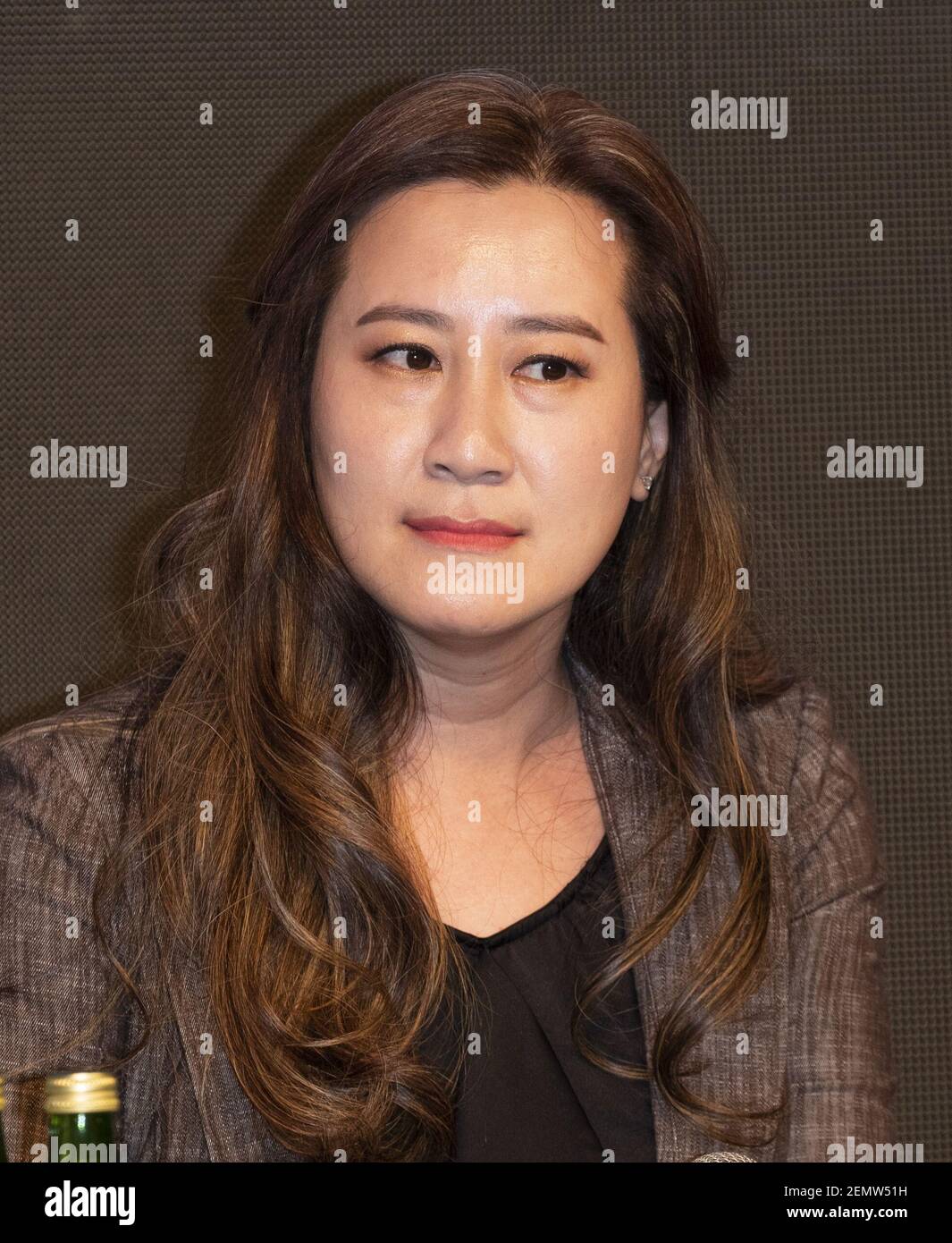 Producer Trinh Tran attend the film makers press conference for Marvel Studios' 'Avengers ...