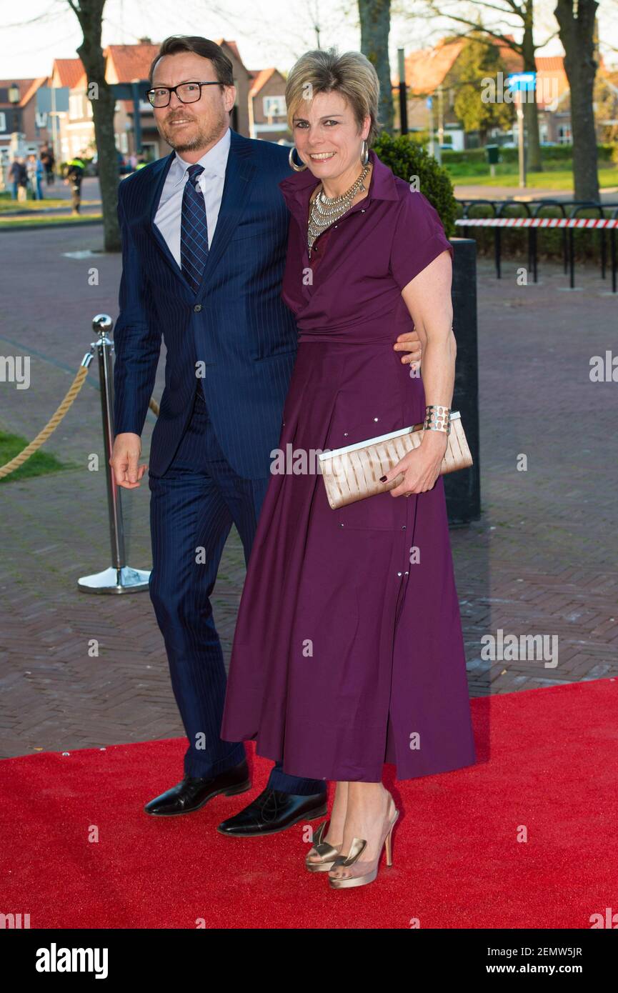 Prince Constantijn and Princess Laurentien arrive for the traditional ...