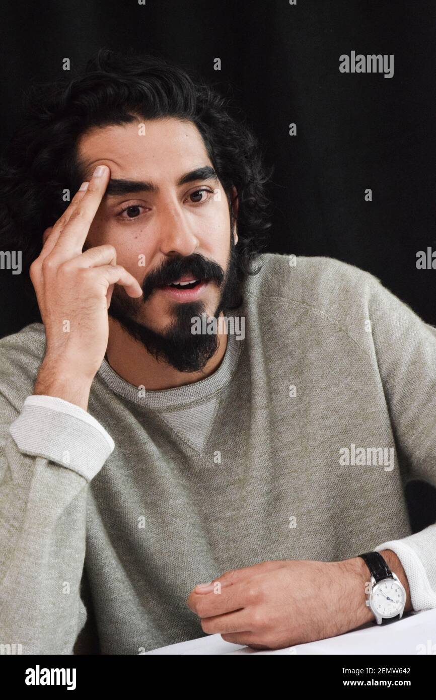 Dev Patel at the Hollywood Foreign Press Association press conference ...