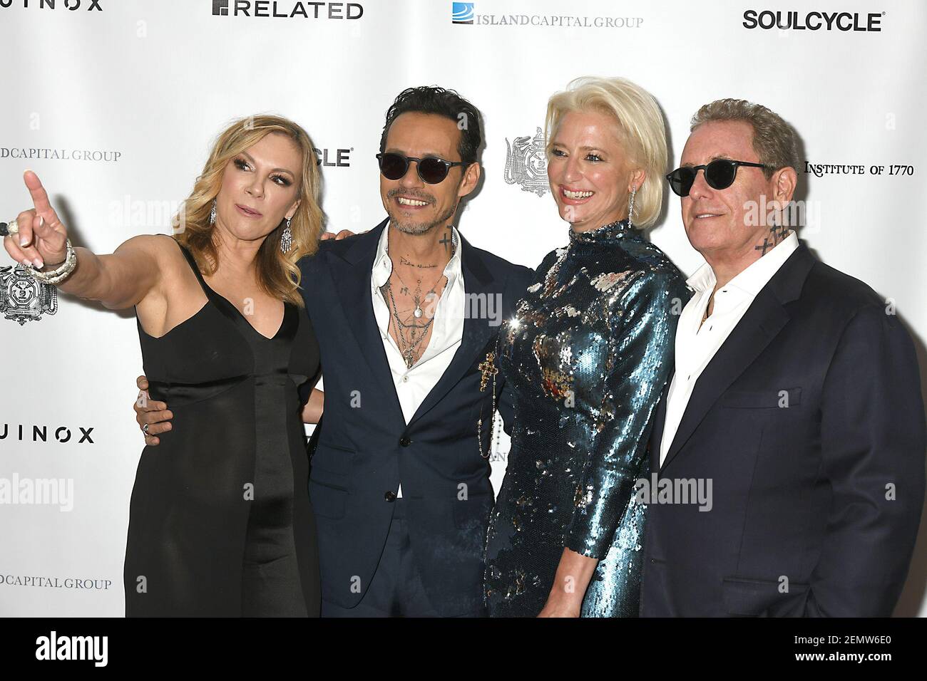 Ramona Singer, Marc Anthony and Dorinda Medley & Andrew Farkas attend ...