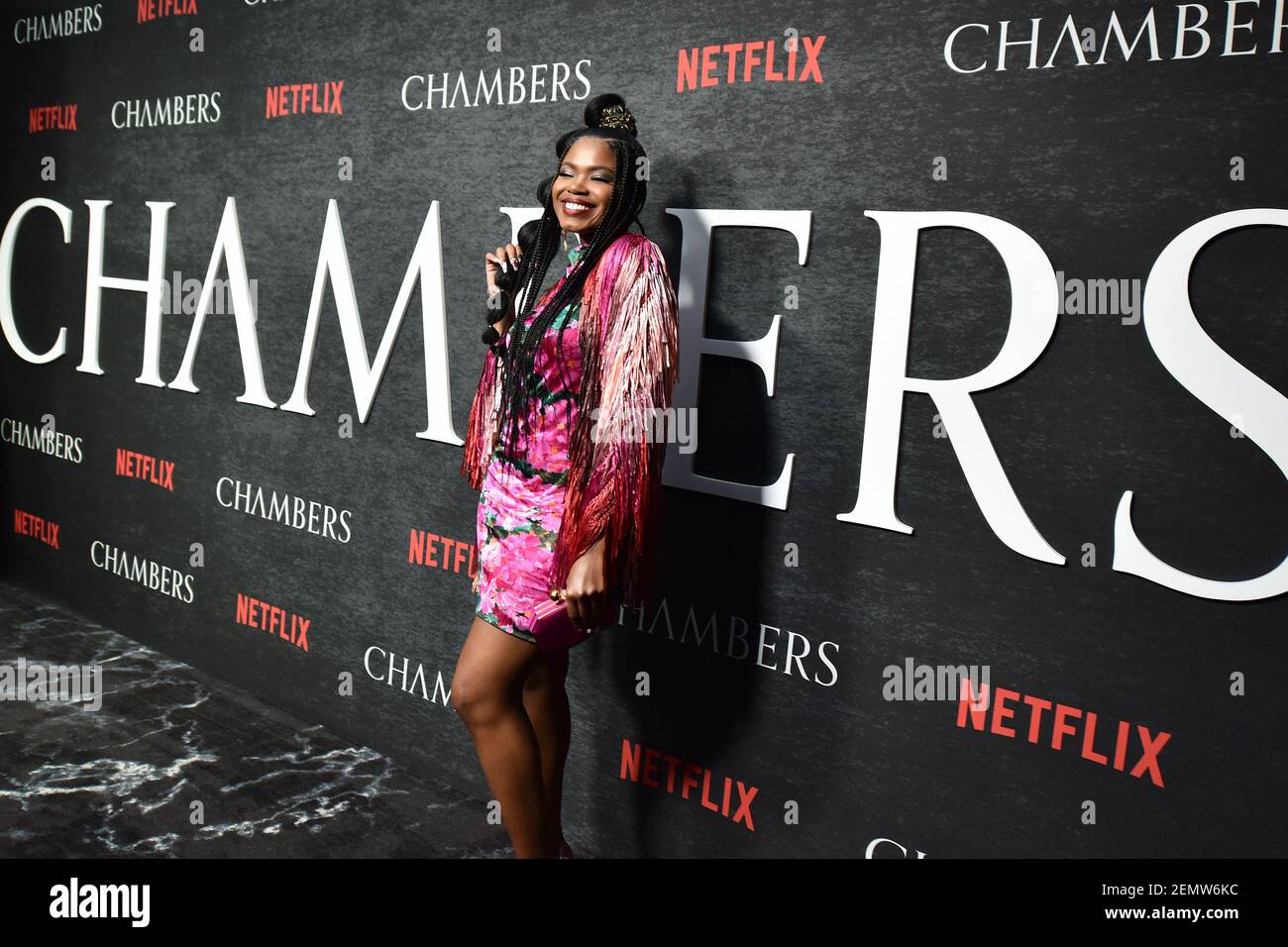 Actress Kyanna Simone Simpson attends Netflix's "Chambers" Season One ...