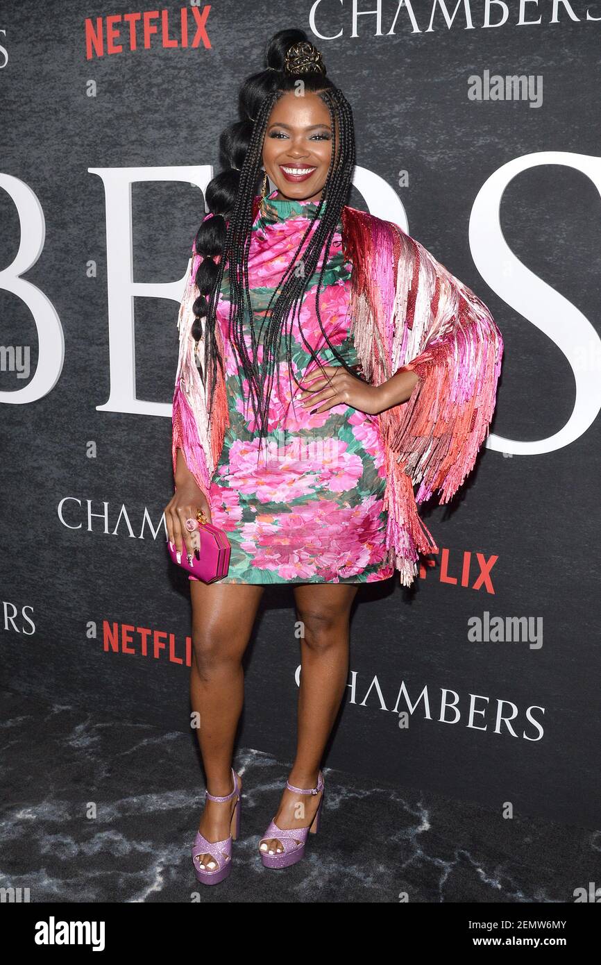 Actress Kyanna Simone Simpson attends Netflix's "Chambers" Season One ...