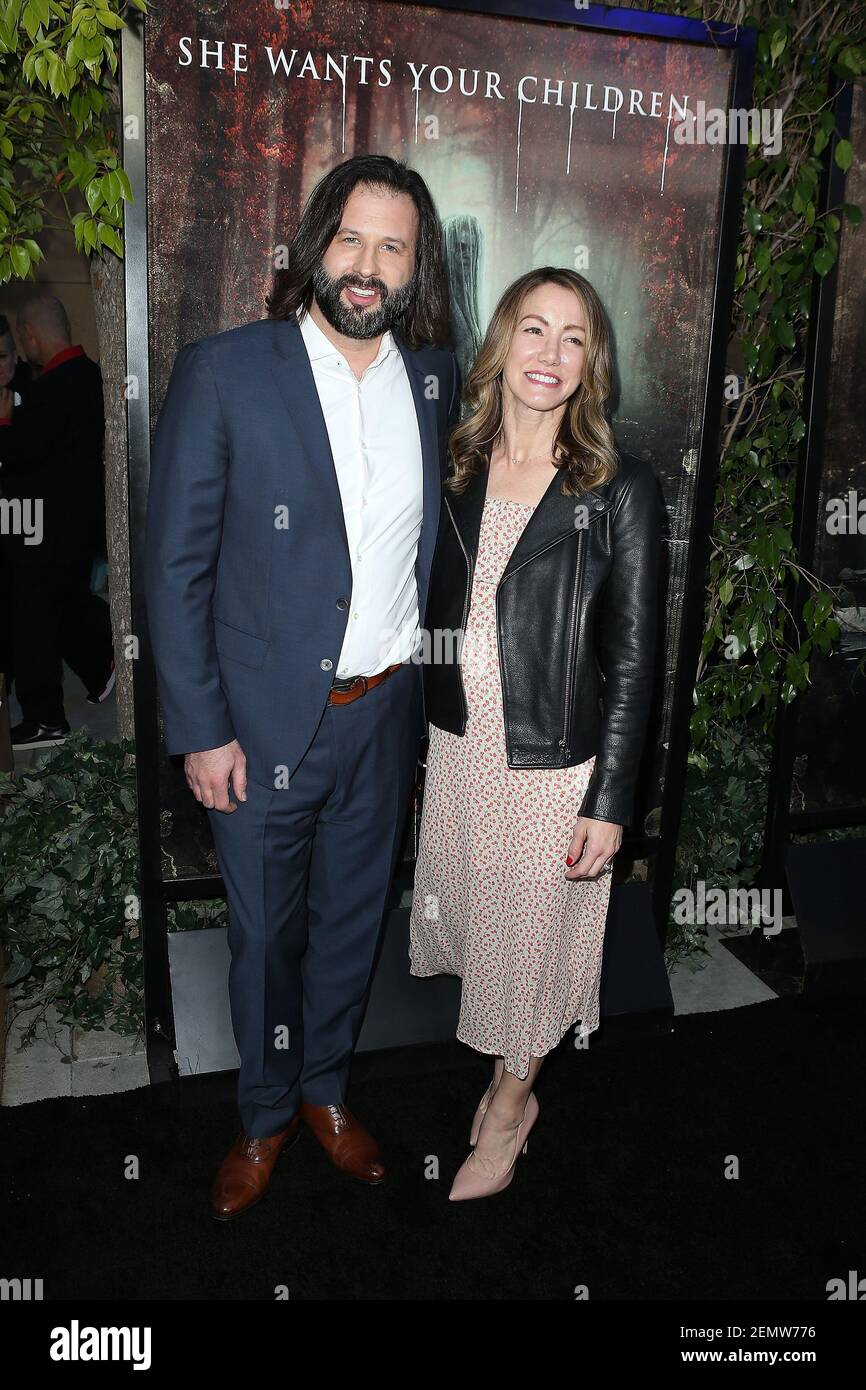 Gary Dauberman, Sara Dauberman attend The Curse Of La Llorona Premiere ...