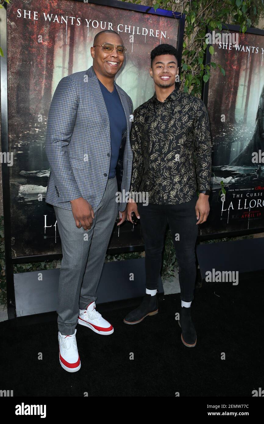 Caron Butler, Caron Butler Jr. attend The Curse Of La Llorona Premiere ...