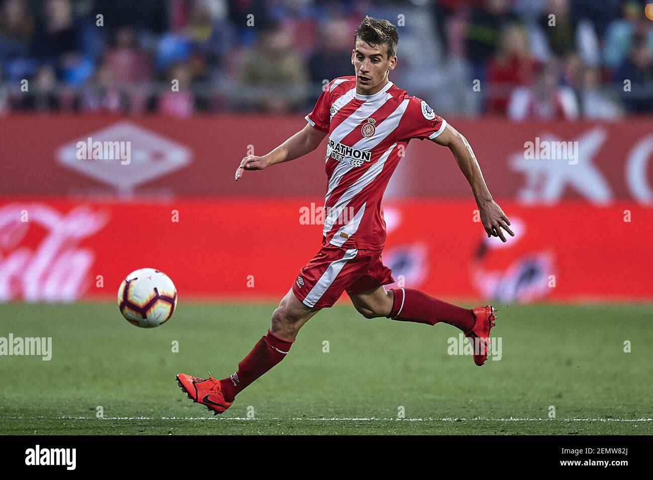 Pere Pons of Girona FC during the match between Girona FC v Villarreal ...