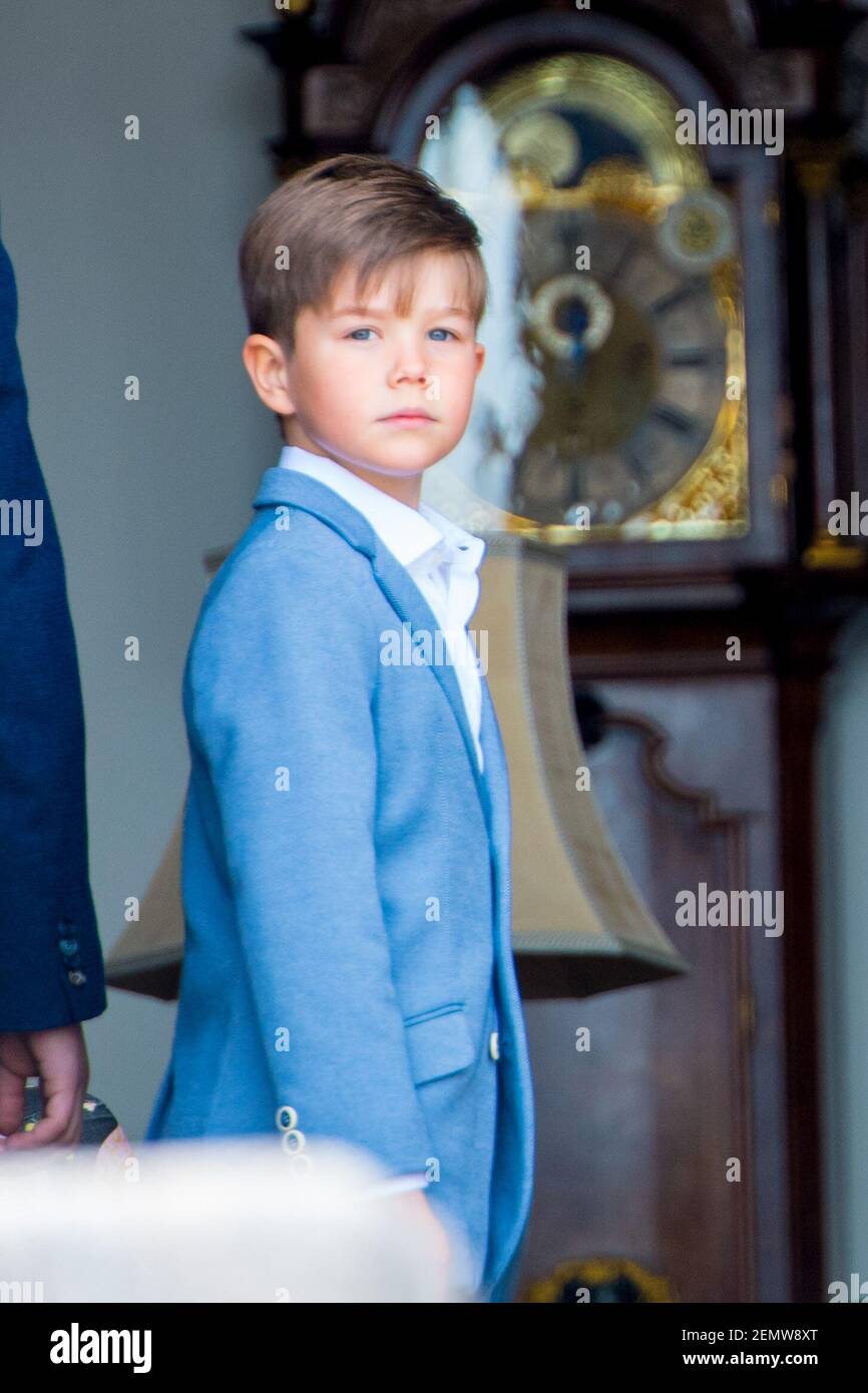 Prince Vincent of Denmark during the celebrations of Queen Margarethe’s ...