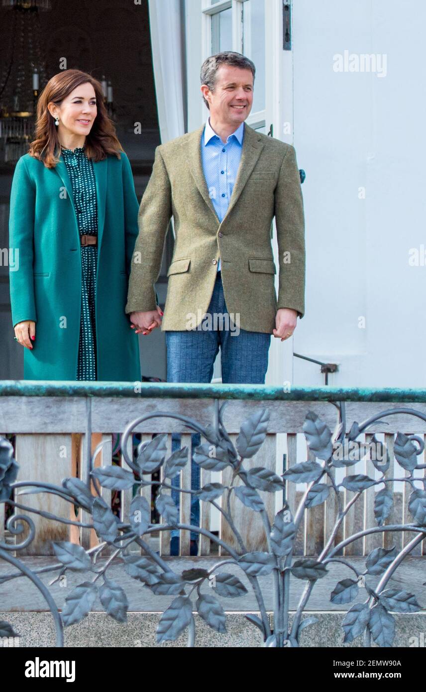 Crown Prince Frederik and Crown Princess Mary during the celebrations ...