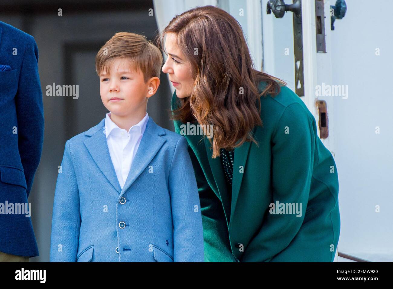 Crown Princess Mary and Prince Vincent during the celebrations of Queen ...