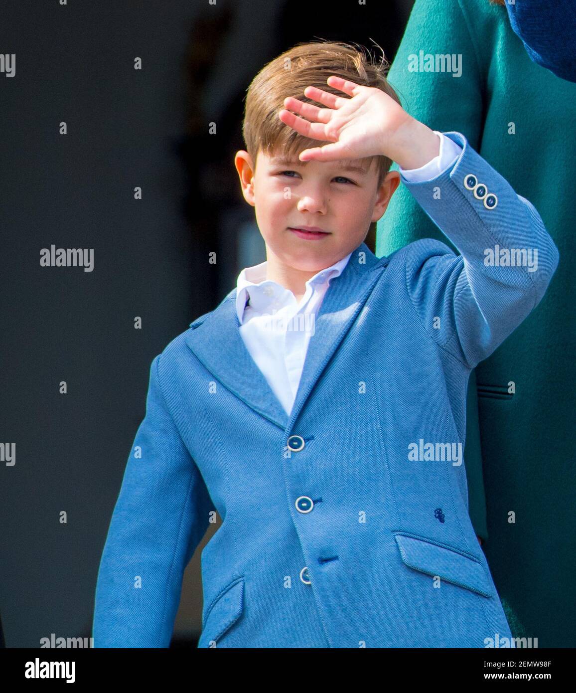 Prince Vincent of Denmark during the celebrations of Queen Margarethe’s ...