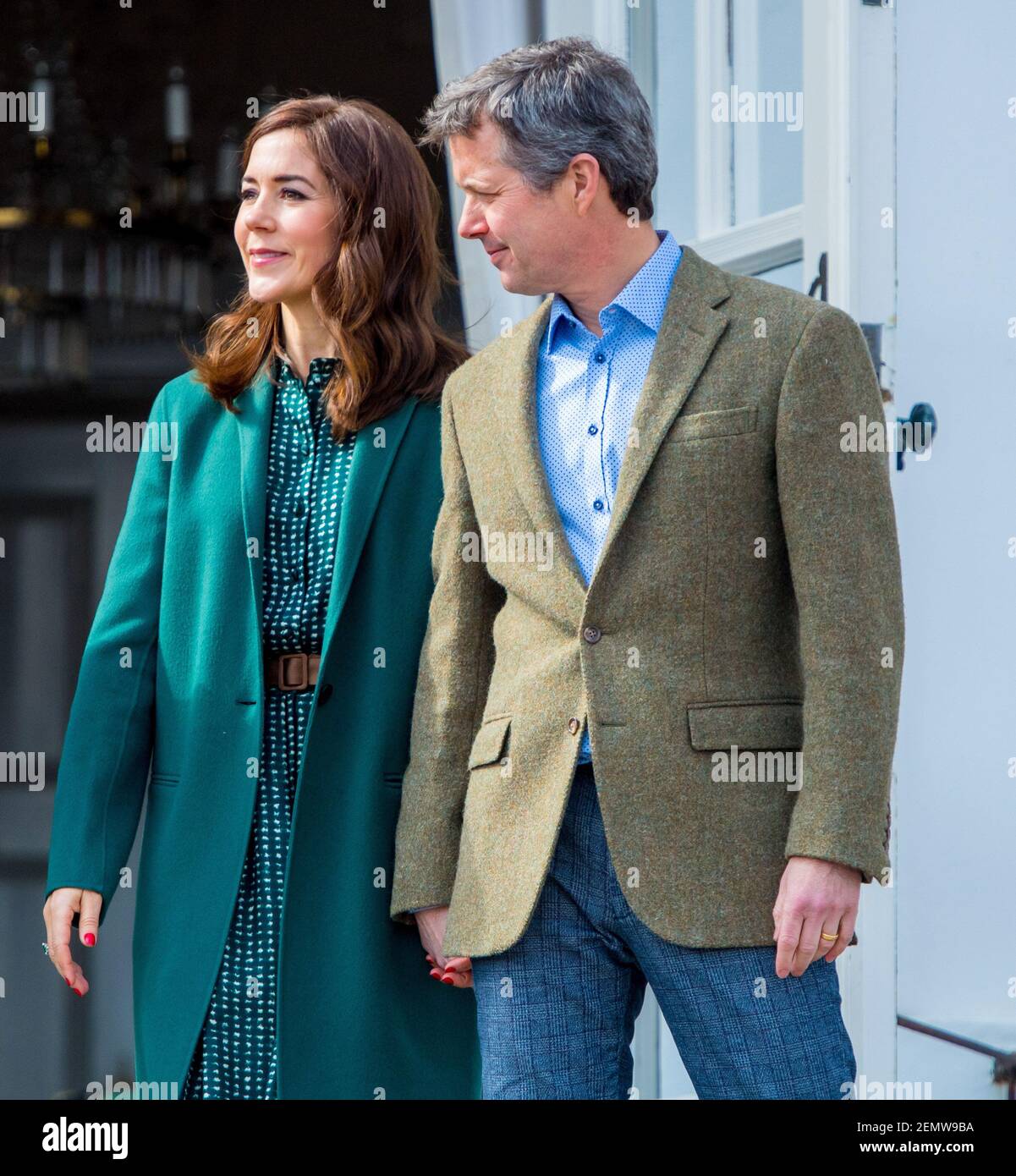 Crown Prince Frederik and Crown Princess Mary during the celebrations ...