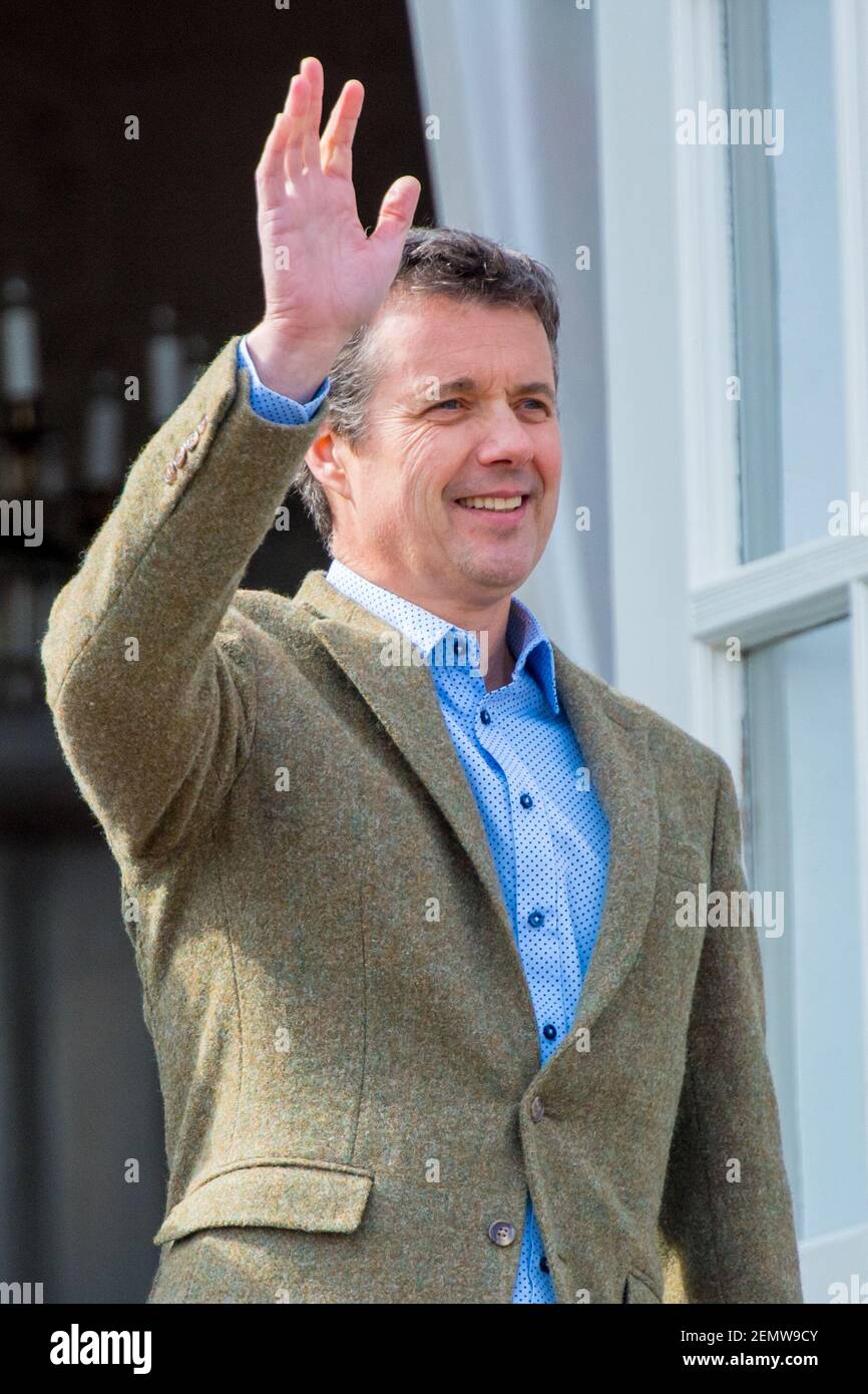 Crown Prince Frederik during the celebrations of Queen Margarethe’s ...