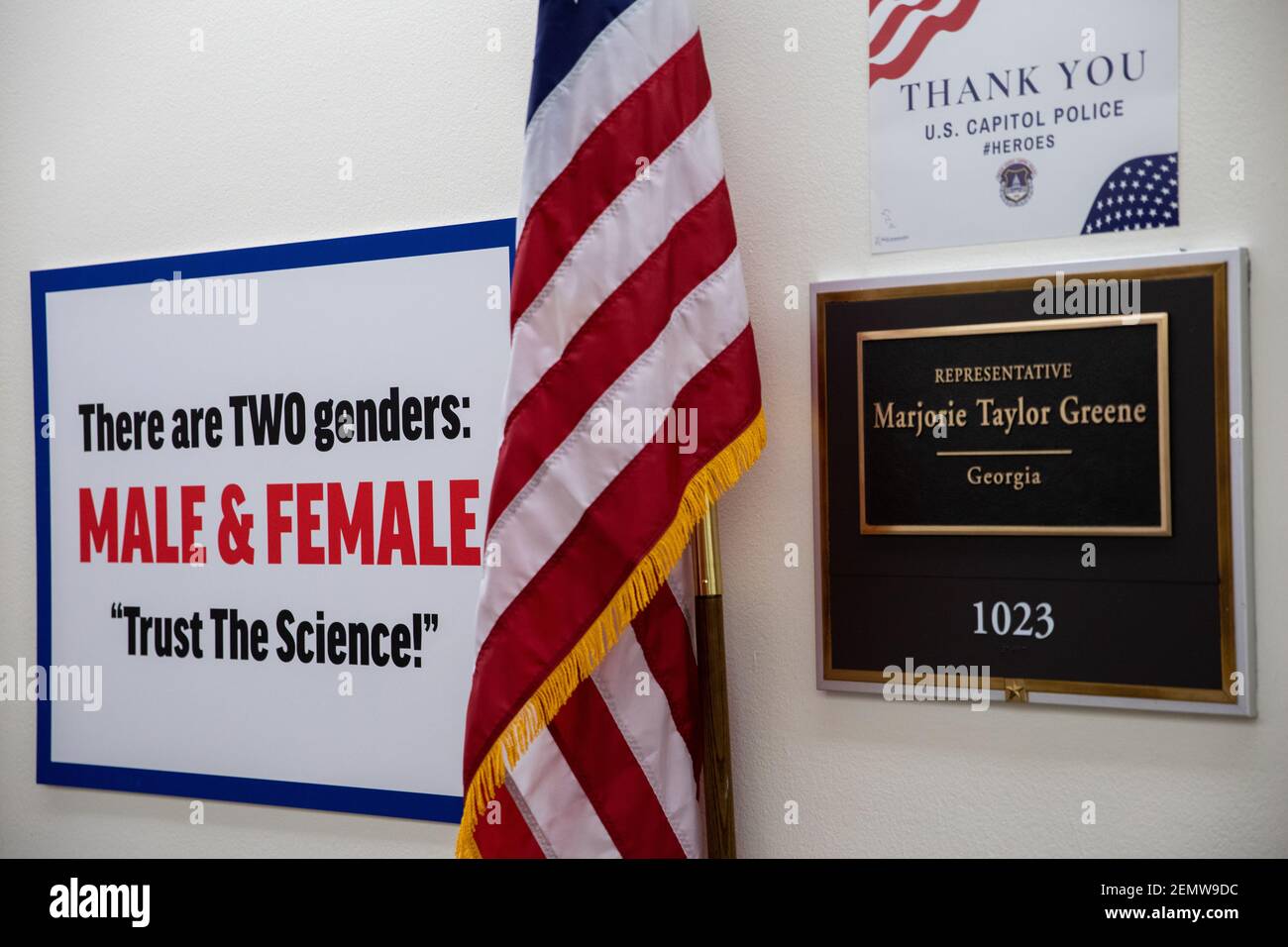 Marjorie taylor greene sign hi-res stock photography and images - Alamy