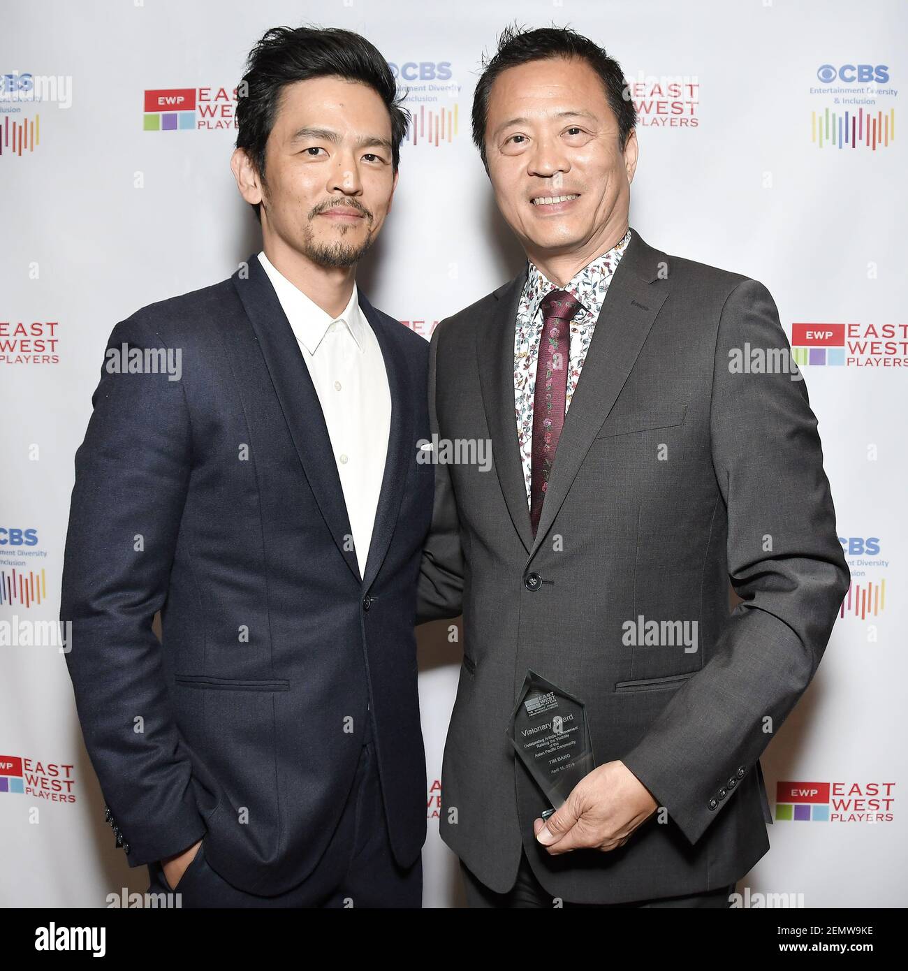 (L-R) John Cho and Honoree Tim Dang at the East West Players "Culture ...
