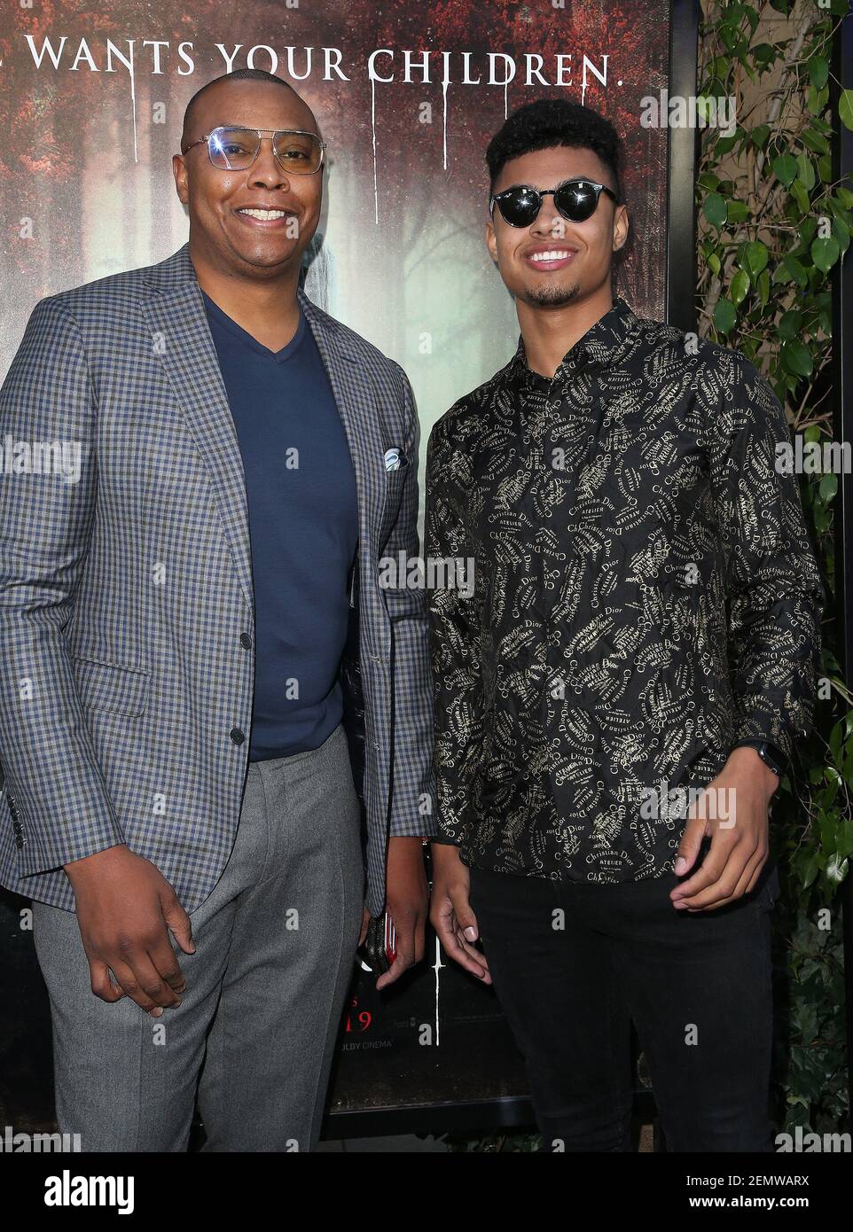 15 April 2019 - Hollywood, California - Caron Butler and Caron Butler ...