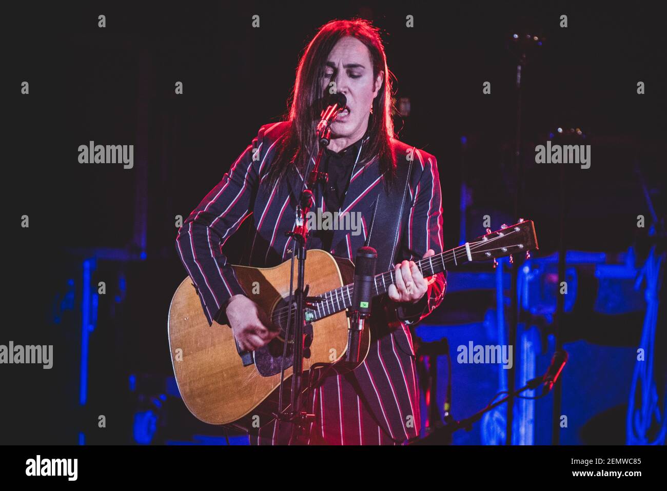 (4/16/2019) Manuel Agnelli, singer and founder of the Italian punk rock ...