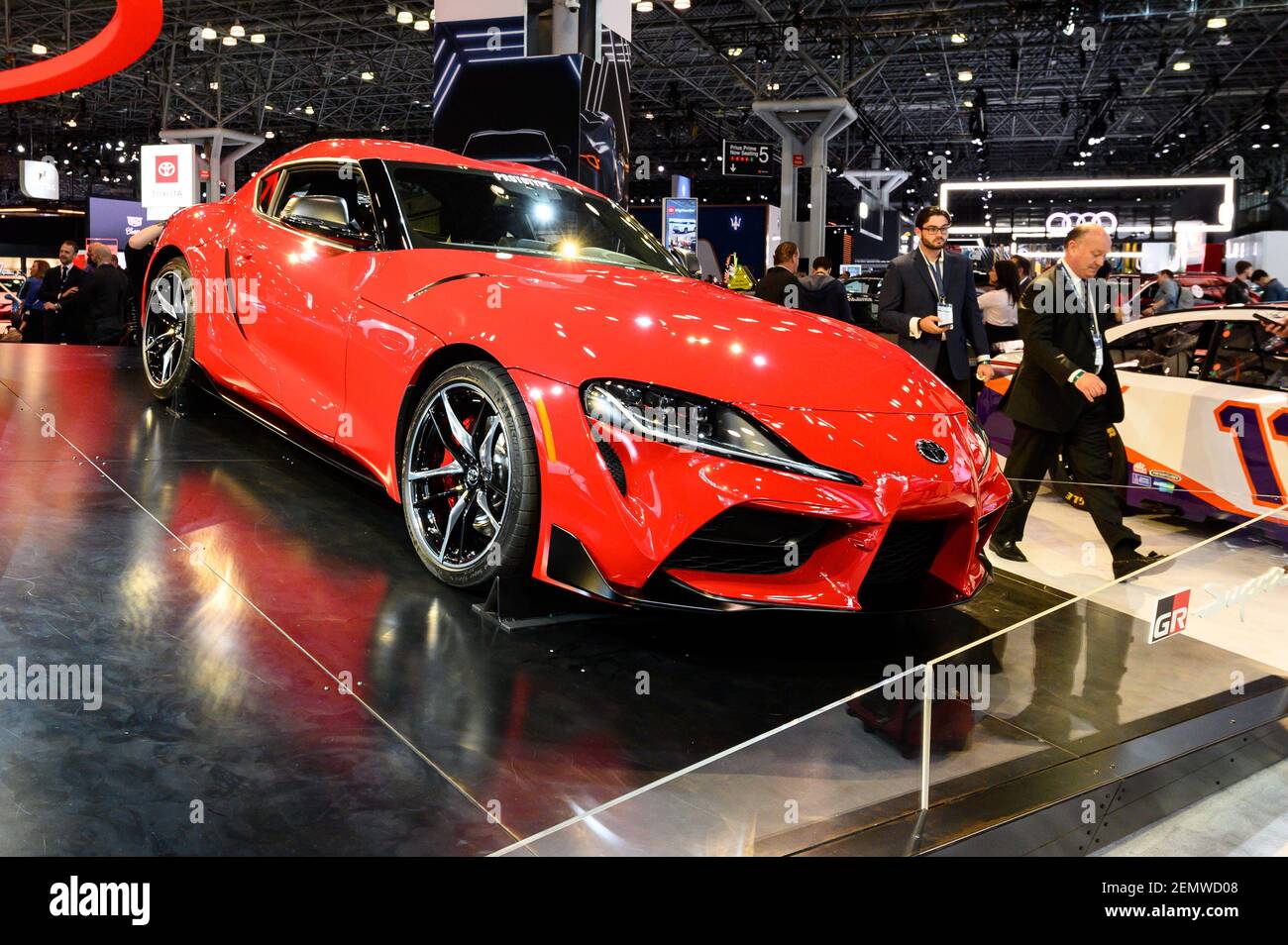 Toyota GR Supra at the New York International Auto Show at the Jacob K ...