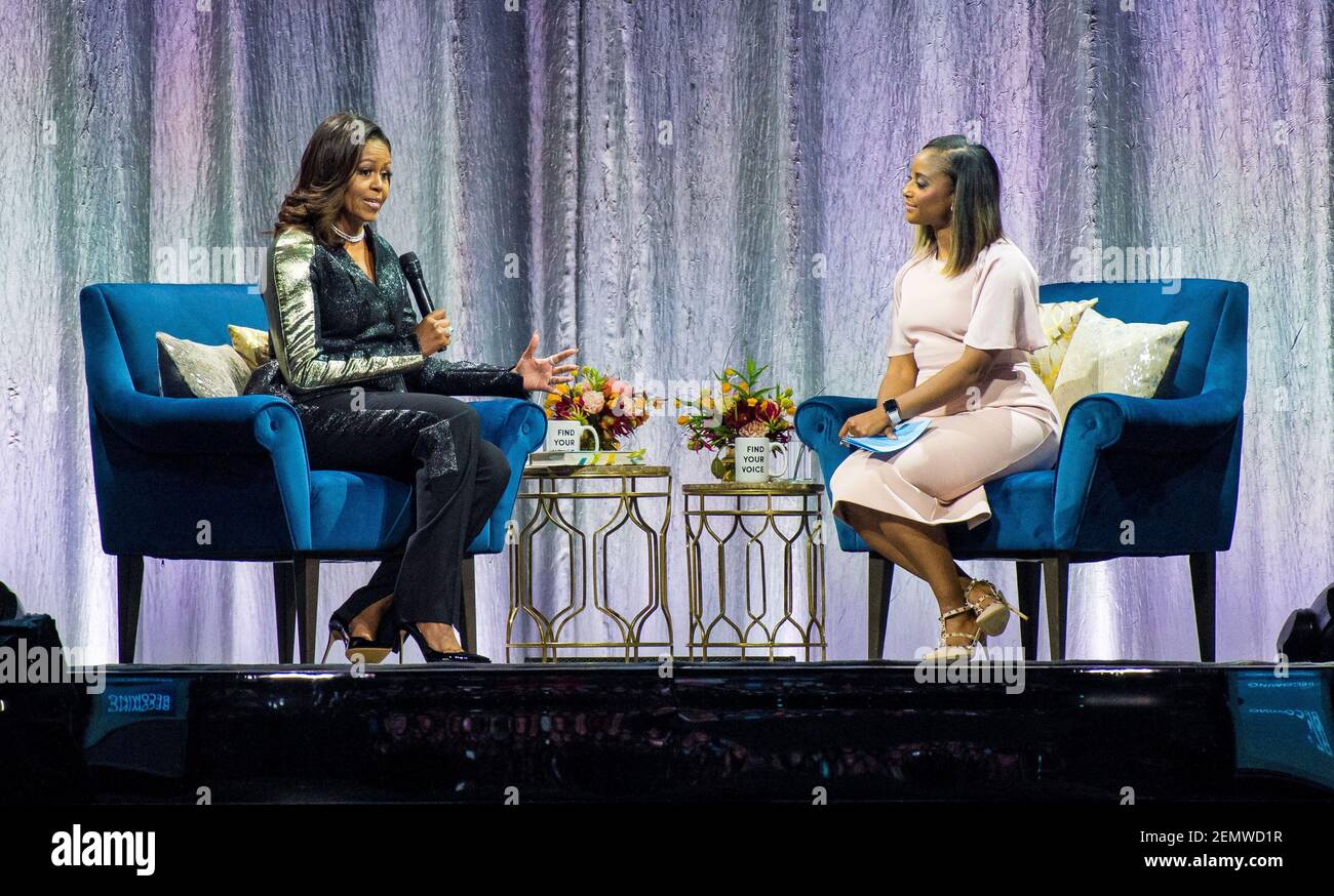 Former US First Lady Michelle Obama talks about her autobiography ...