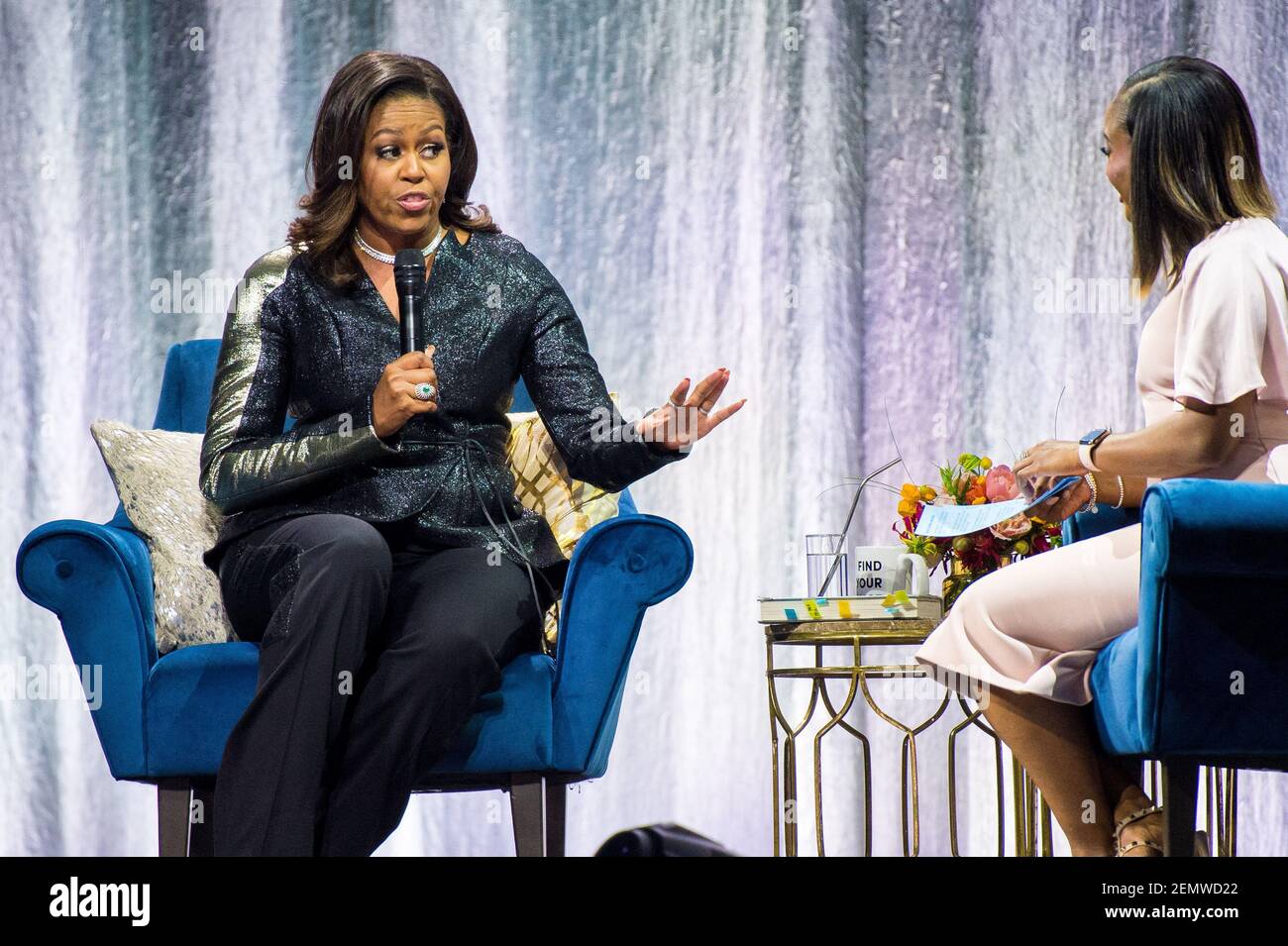Former US First Lady Michelle Obama talks about her autobiography ...