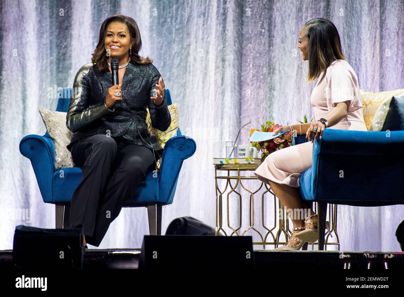 Former US First Lady Michelle Obama talks about her autobiography ...