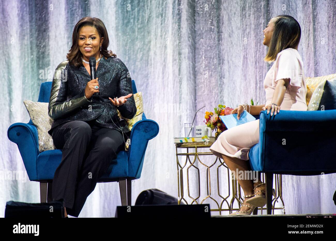 Former US First Lady Michelle Obama talks about her autobiography ...