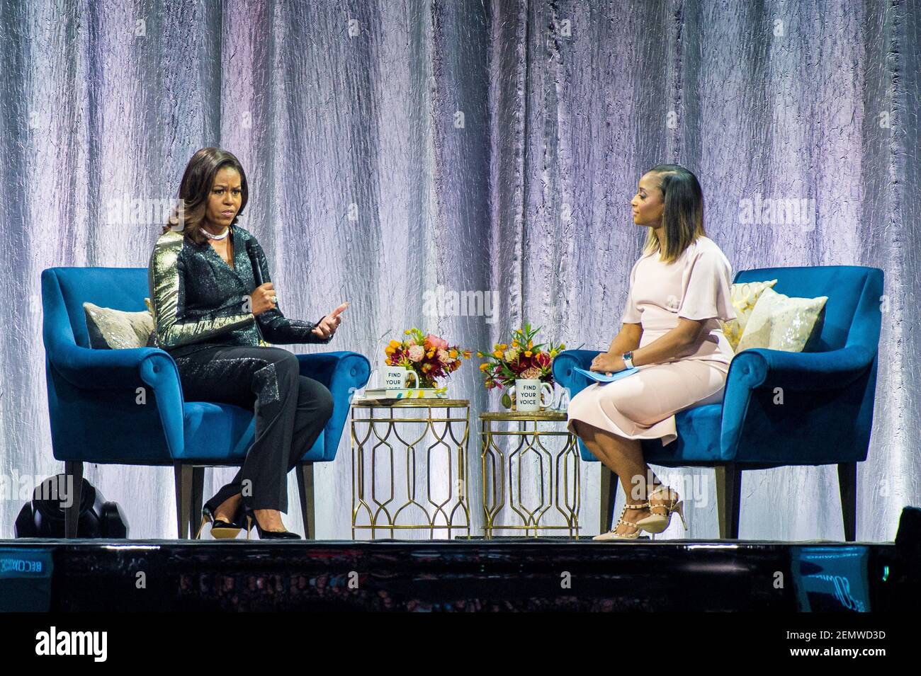 Former US First Lady Michelle Obama talks about her autobiography ...