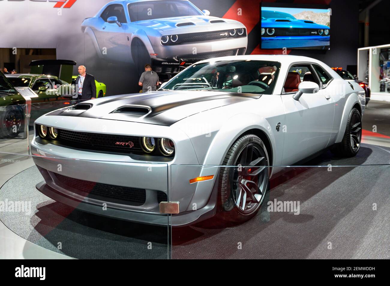 Dodge Challenger seen at the New York International Auto Show at the ...