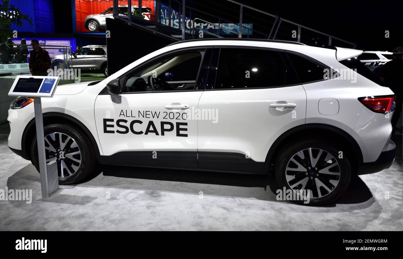 2020 Ford escape on display at the 2019 New York International Auto ...