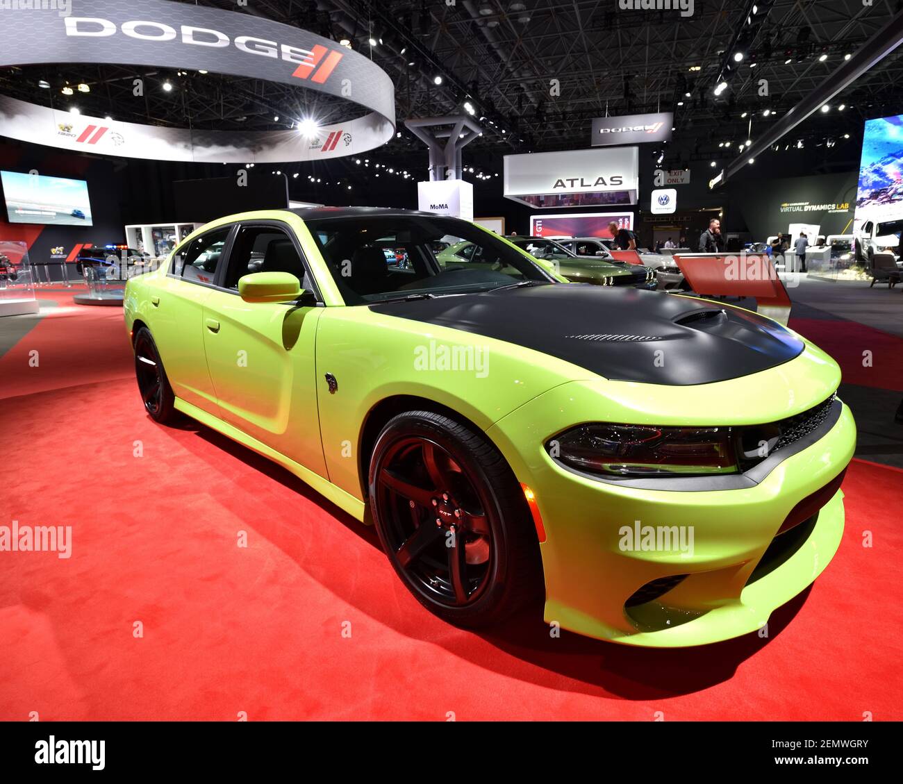 2019 Dodge Charger Hellcat on display at the 2019 New York ...